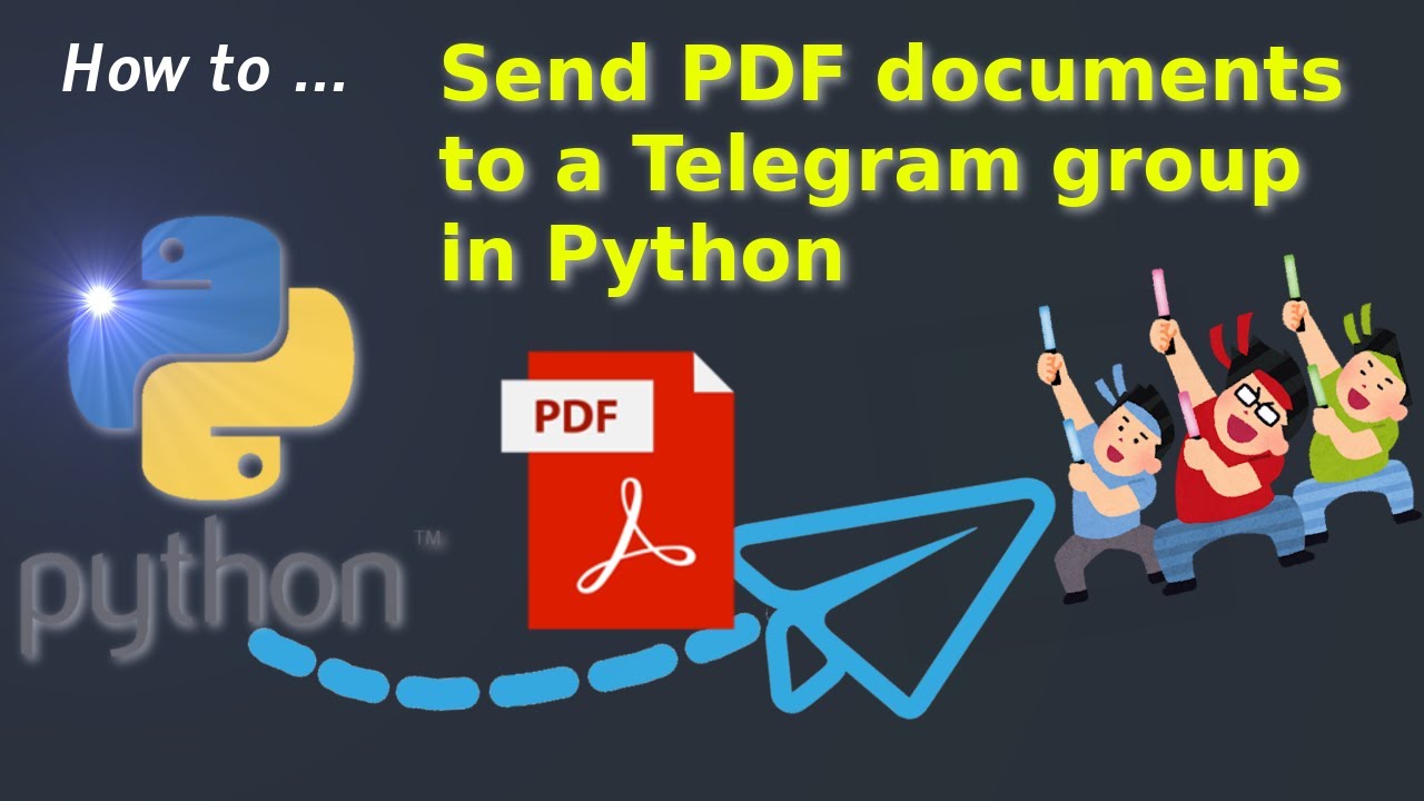 How to send a PDF document to a Telegram group in Python - YouTube