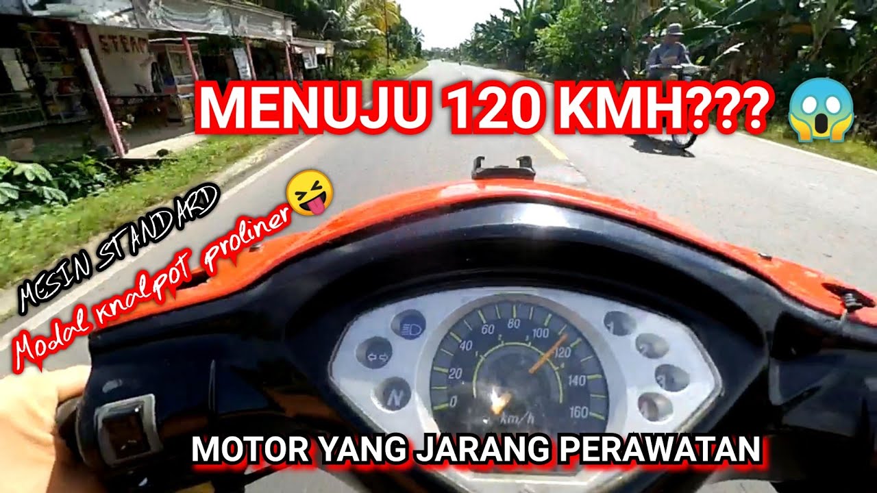 tes topspeed suzuki shogun R 125 - YouTube