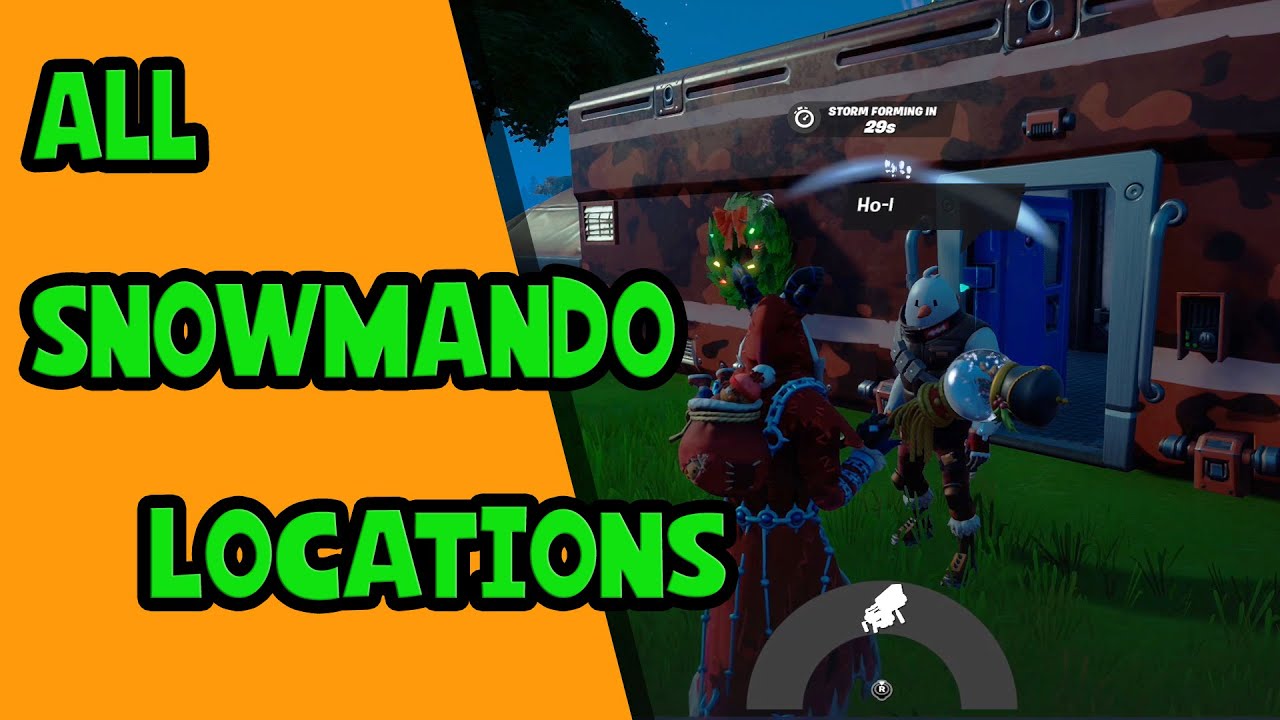 All Snowmando Outpost Locations - YouTube