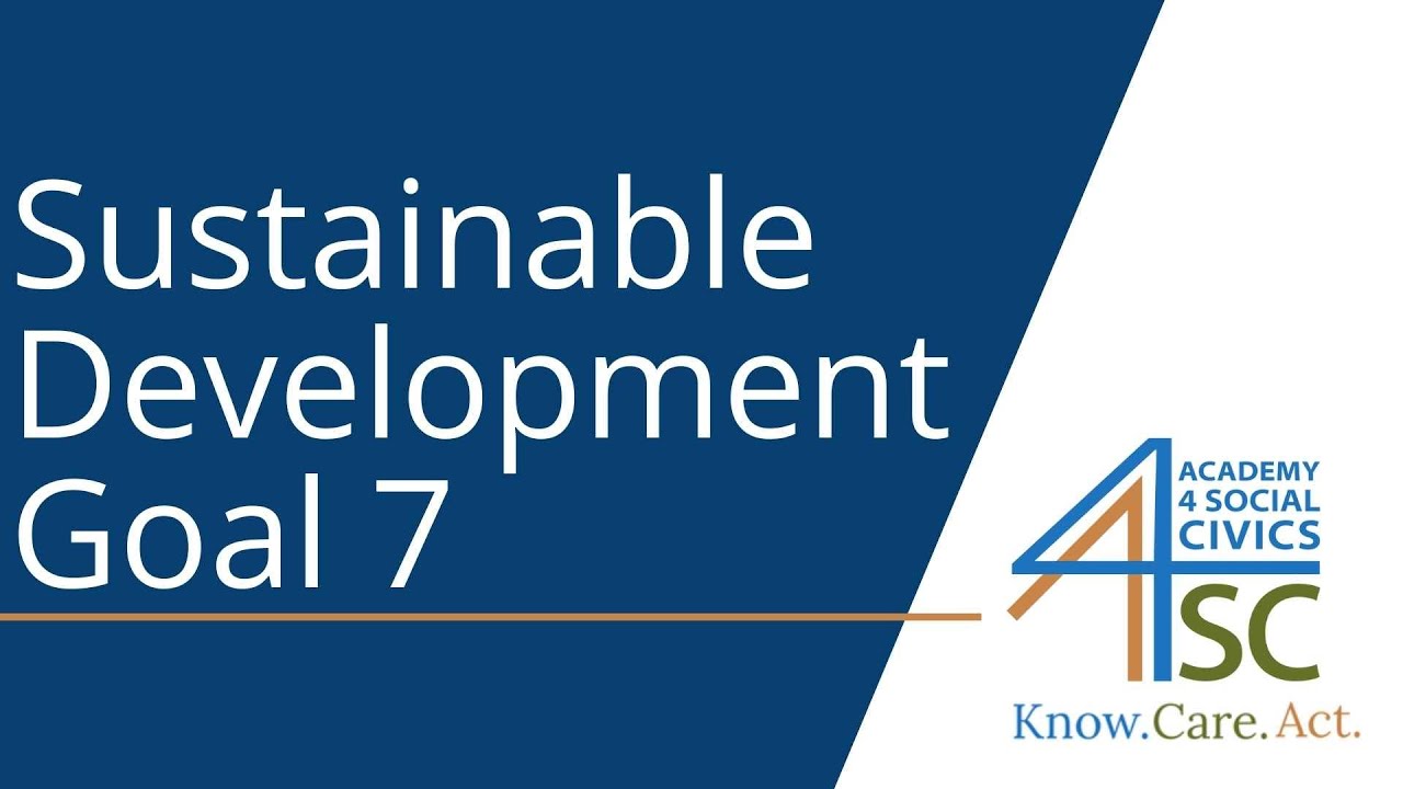 Sustainable Development Goal 7: Affordable and Clean Energy - SDG ...