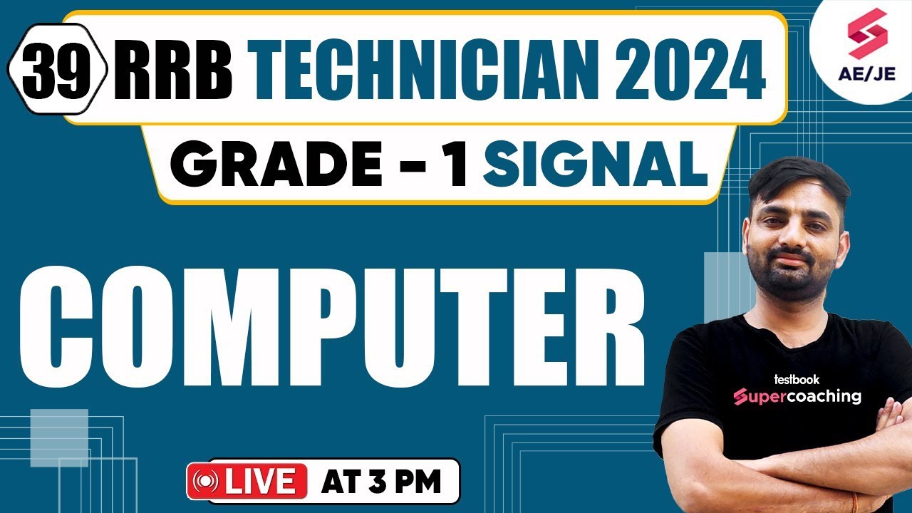 RRB TECHNICIAN GRADE 1 COMPUTER 2024 | TECHNICIAN COMPUTER QUESTIONS ...