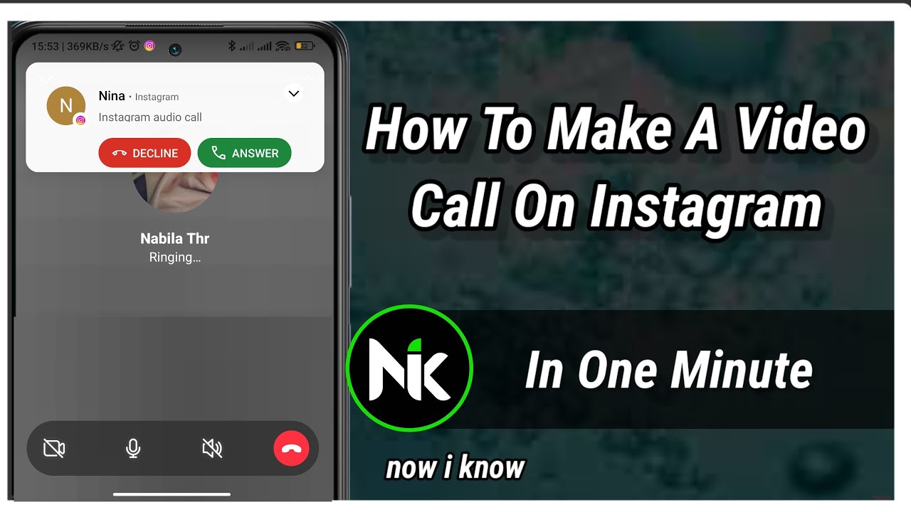 How To Make A Video Call On Instagram 2024 - YouTube
