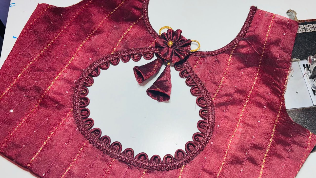 Model Blouse Designs Back Neck | Blouse Neck Design | Cutting And ...