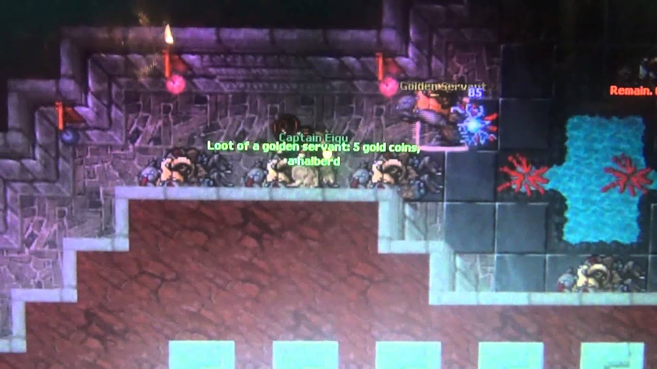 How To: Tibia Servants - Hunting Iron, Golden, Diamond ! + Boss Fight ...
