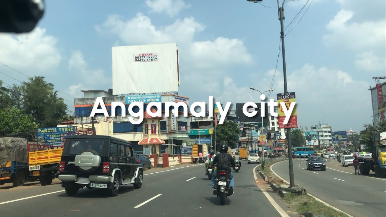 Angamaly city view 4K | Ernakulam district | Kerala | India - YouTube
