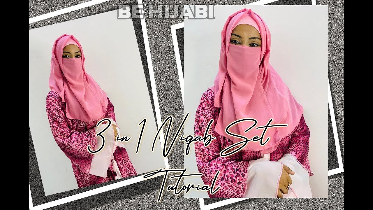 Simple & Easy Hijab SeT || How To make Niqab set - YouTube