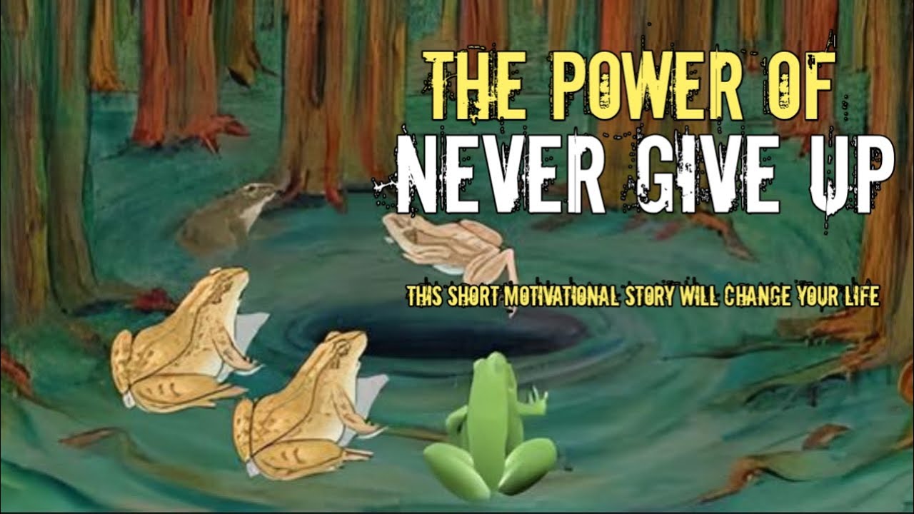 Never Give Up: The Inspirational Story of a Group of Frogs" - YouTube