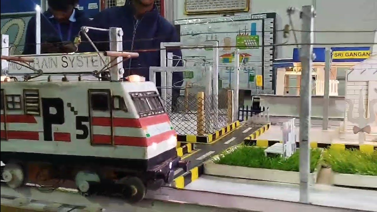 Electric train model (iti project) small electric train 2025 - YouTube