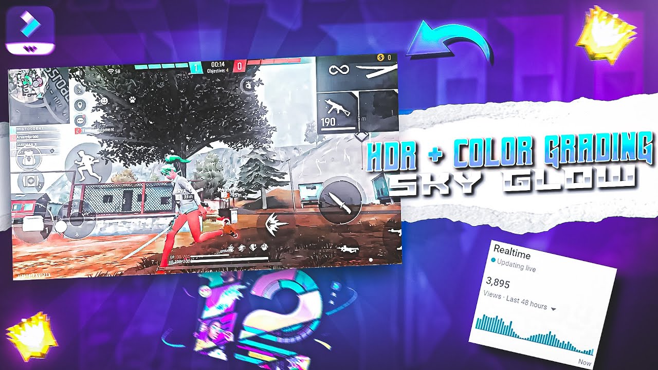 HDR + COLOR GRADING & SKY GLOW 😱 Editing Tutorial | Filmora 12 ...