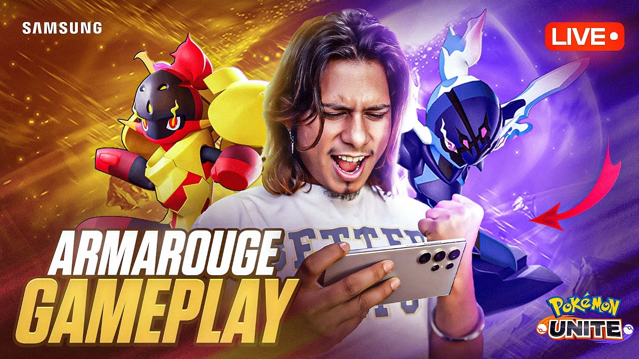 NEW POKEMON LIVE GAMEPLAY | POKEMON UNITE #PlayGalaxy - YouTube