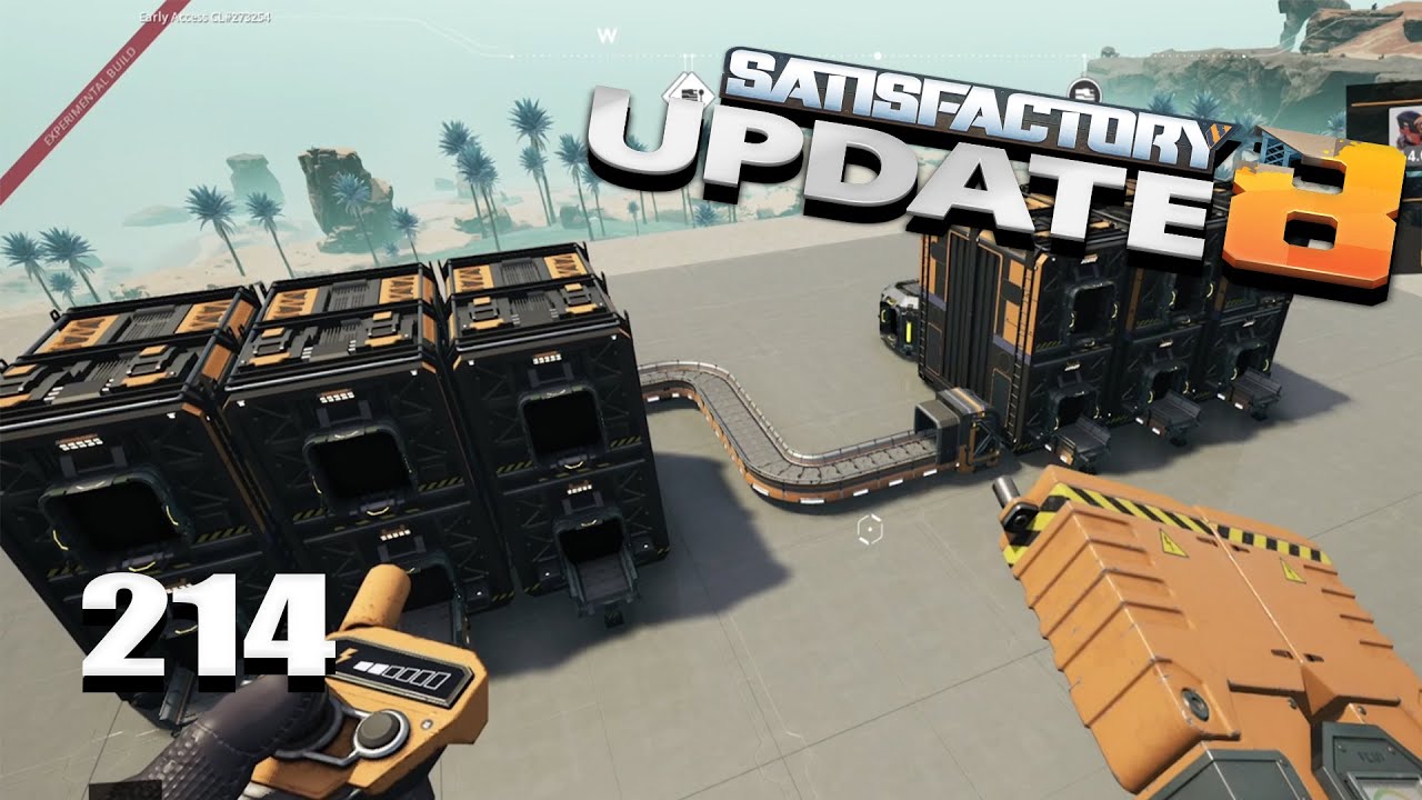 Anfang vom Lagerbau 🏭 Satisfactory Update 8 🏭 #214 - YouTube