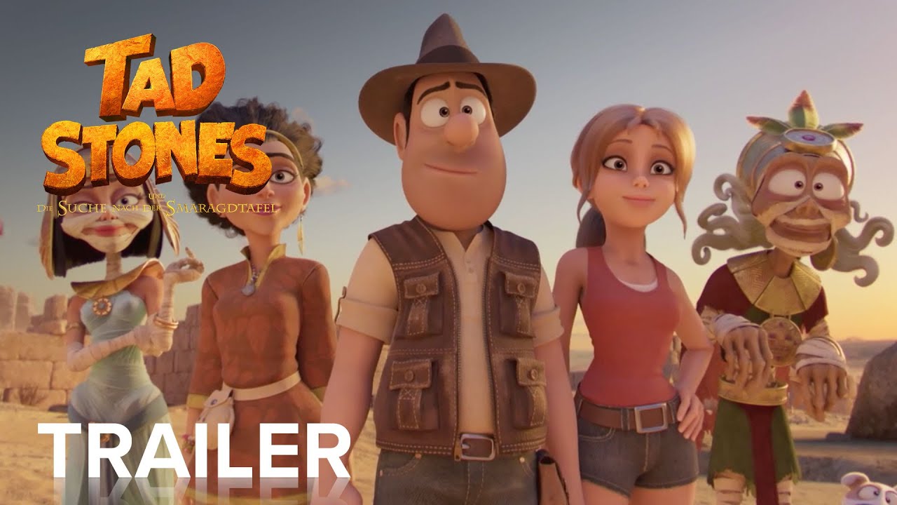 TAD STONES UND DIE SUCHE NACH DER SMARAGDTAFEL | Offizieller Trailer ...