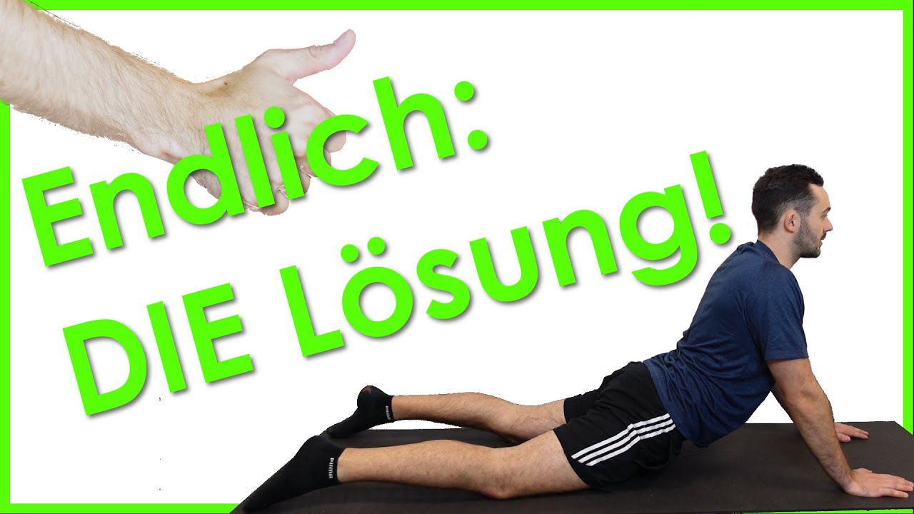 Bandscheibenvorfall Übungen für Zuhause | DIESE Top 5 helfen | Habe ich ...