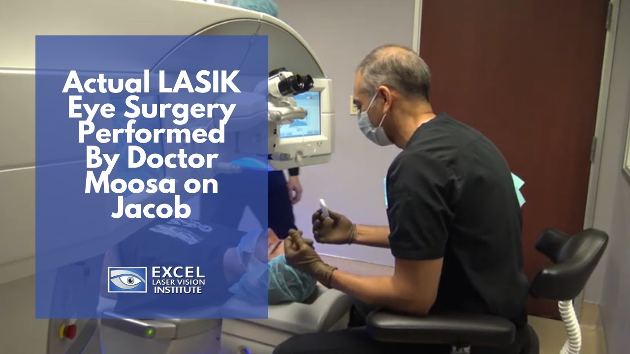 Actual LASIK Eye Surgery Performed By Doctor Moosa on Jacob - YouTube