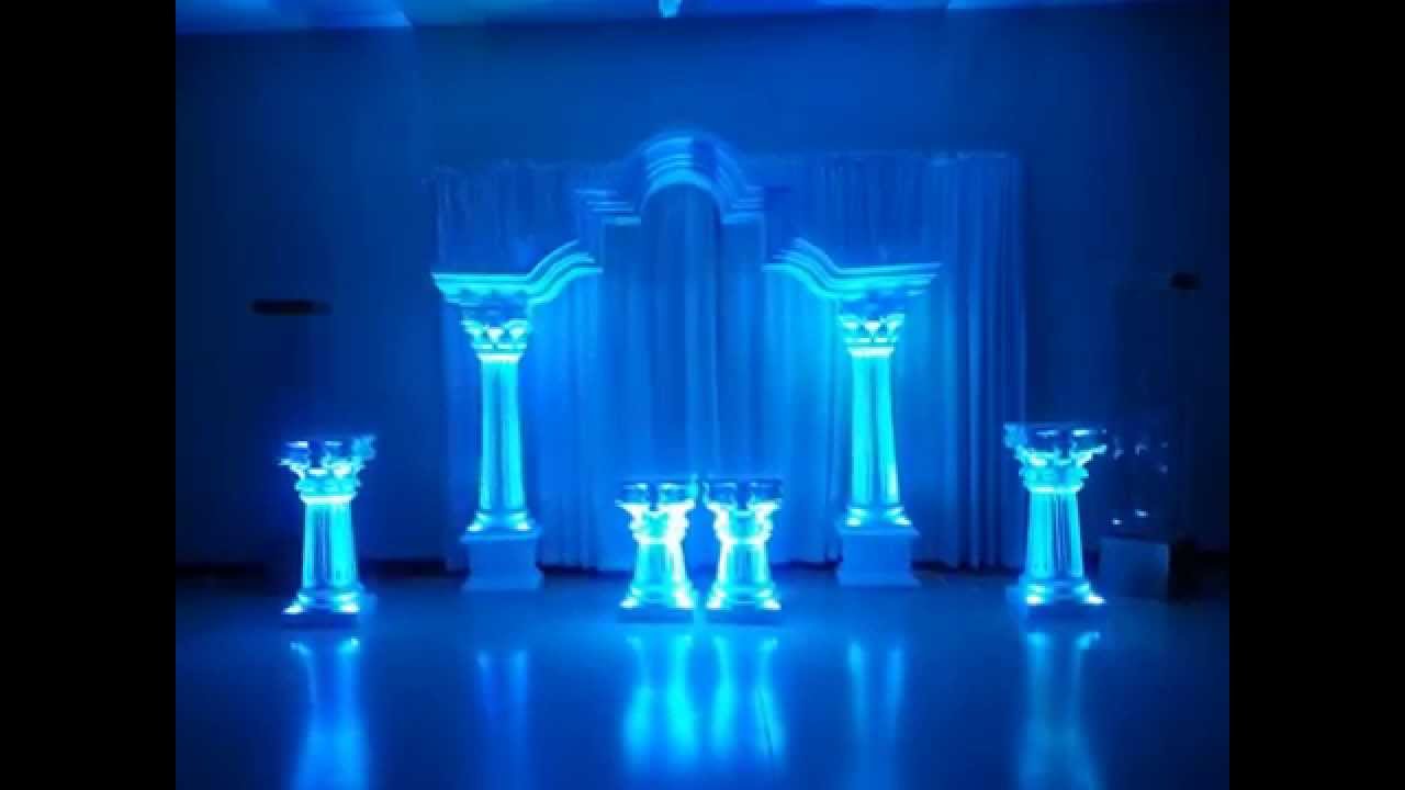 Columnas para decoracion de salones - YouTube