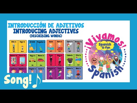 Adjetivos Song! (Describing Words) - YouTube