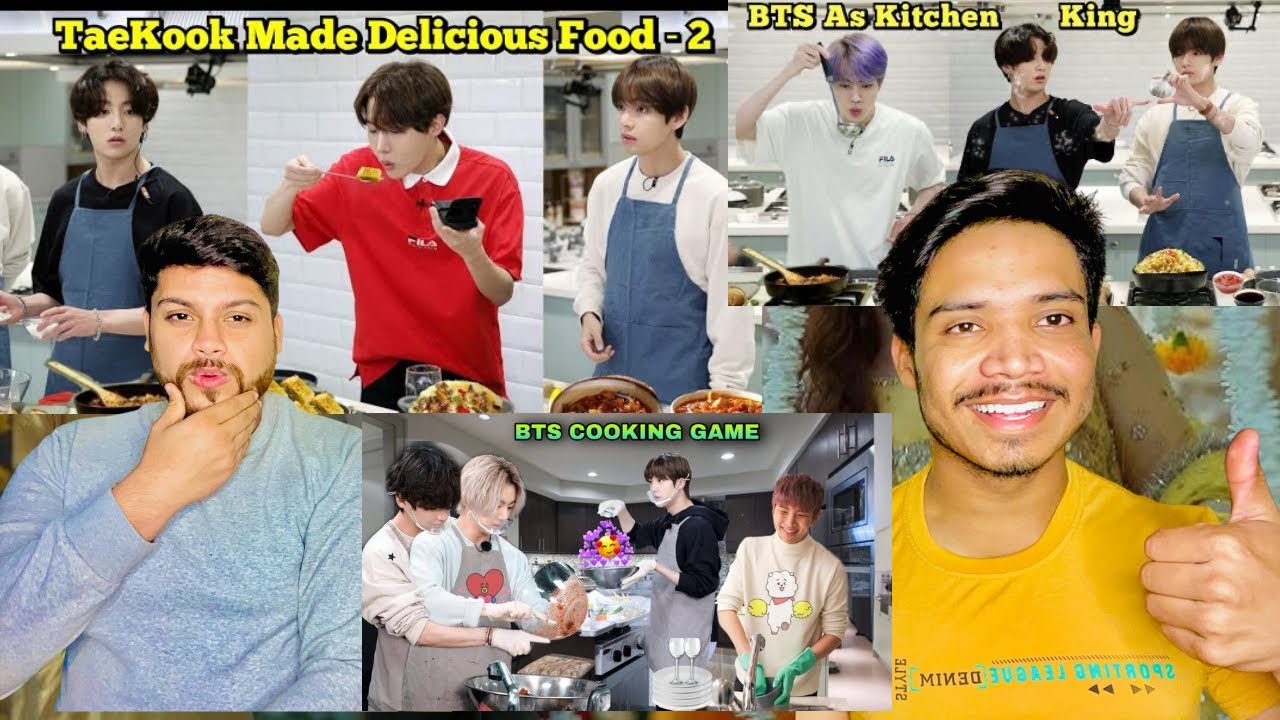 BTS Destroy kitchen 🤯🧑‍🍳🥘 // Taekook cooking together | Hindi dubbing | Part-2 Reaction by Zain ...