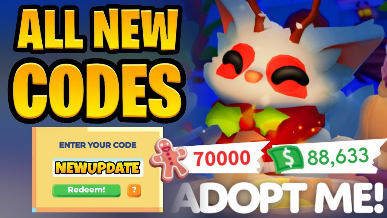 *NEW* ALL WORKING WINTER UPDATE CODES FOR ADOPT ME IN 2024! ROBLOX ...