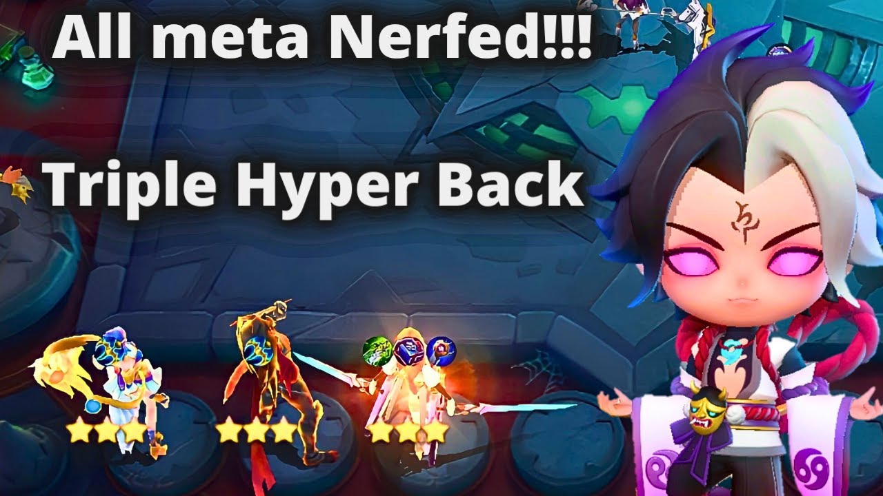 ALL META NERFED PERFECT TIME FOR TRIPLE HYPER COMBO MAGIC CHESS | MLBB MAGIC CHESS BEST SYNERGY ...