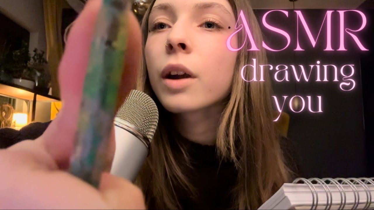 ASMR • drawing YOU! 💖 - YouTube