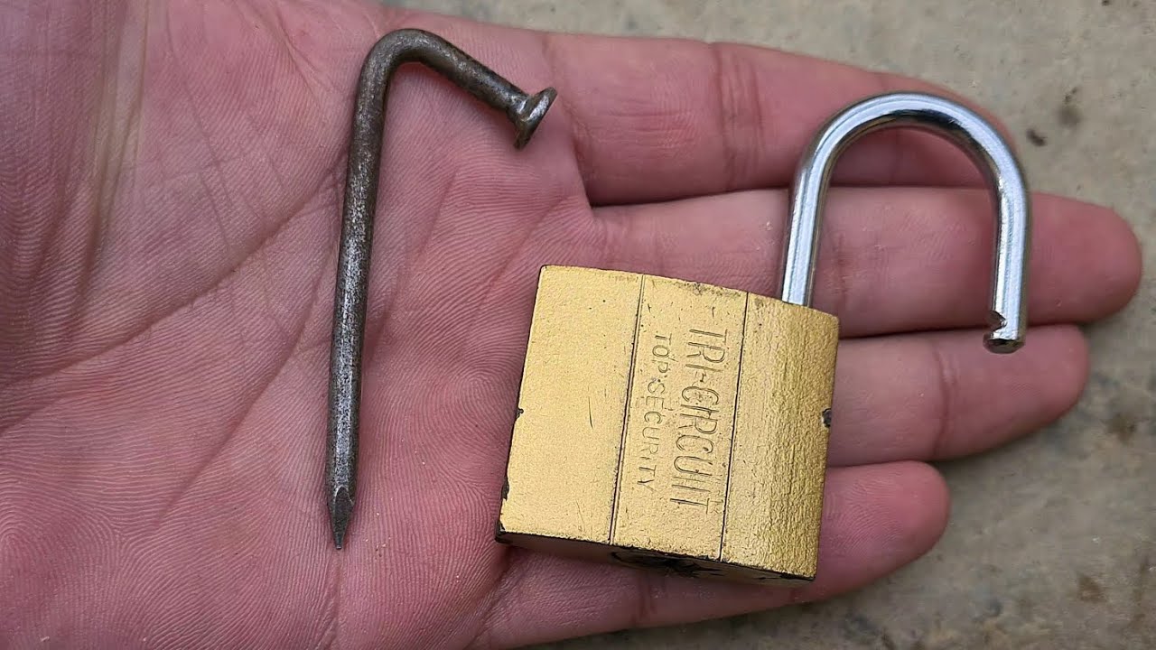 Open any lock only in this way - YouTube