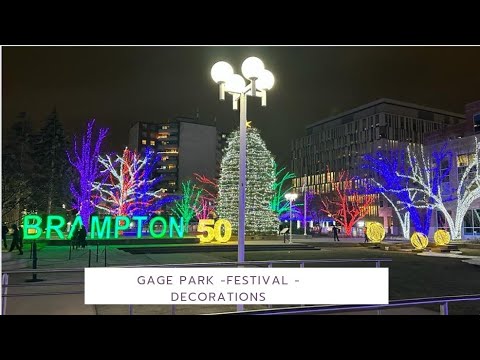 Gage park festival decoration | all about lights 💡 😍 - YouTube