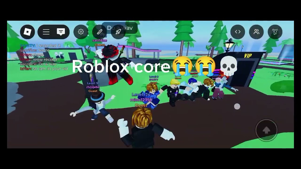 Ahh roblox core with ahh friend bonding - YouTube
