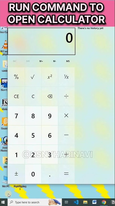 RUN COMMAND TO OPEN CALCULATOR IN COMPUTER | COMPUTER SHORT CUT | CALCULATOR #computer #shorts ...