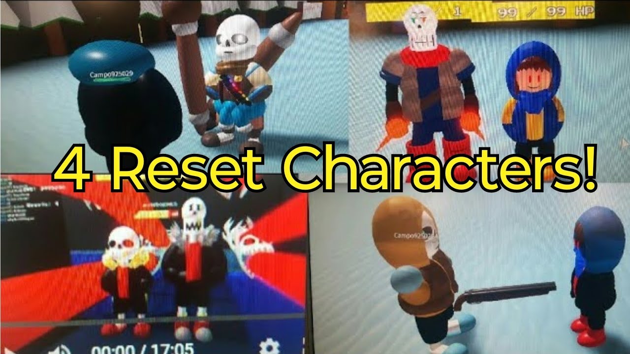 4 Reset Characters Showcase v2 (SMB) - YouTube