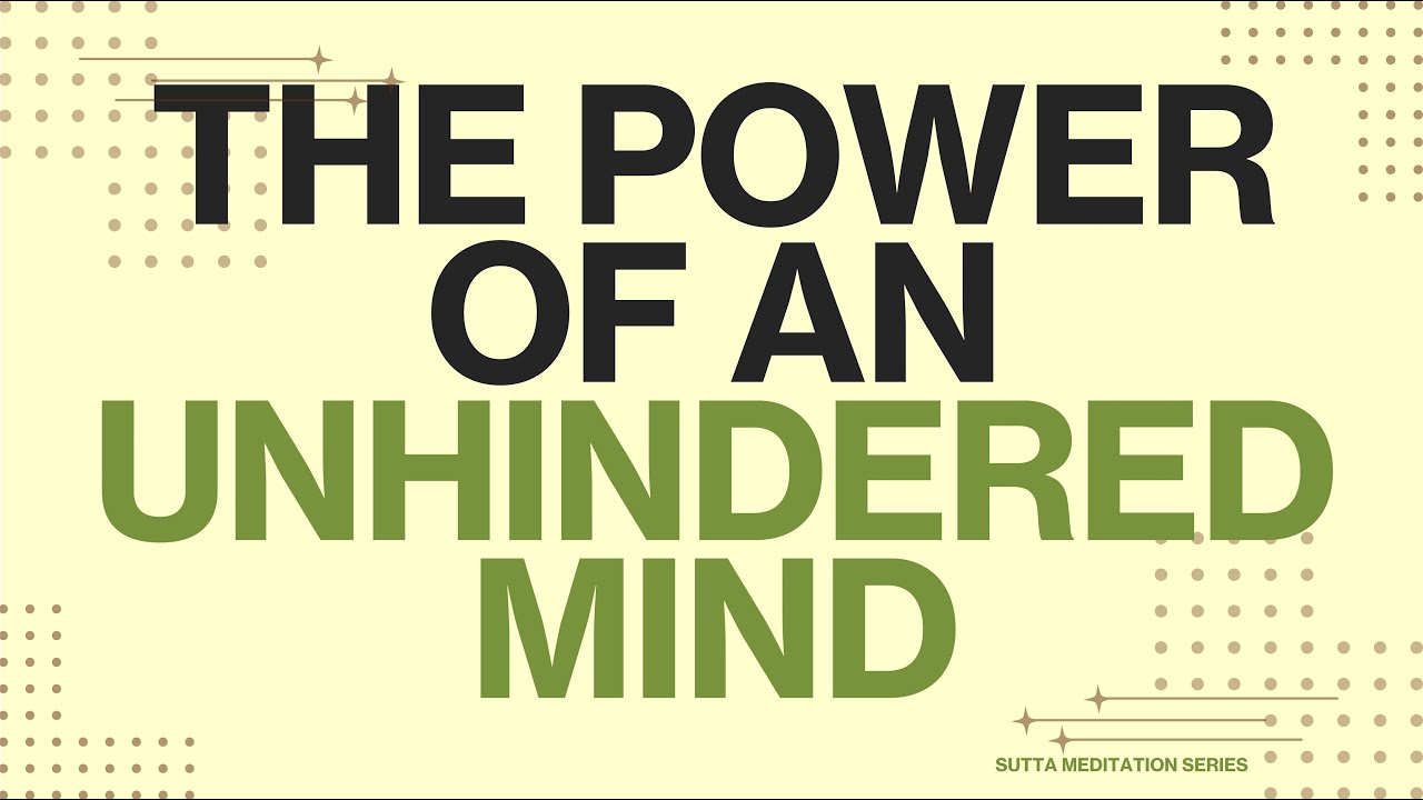 The Power of an Unhindered Mind - YouTube
