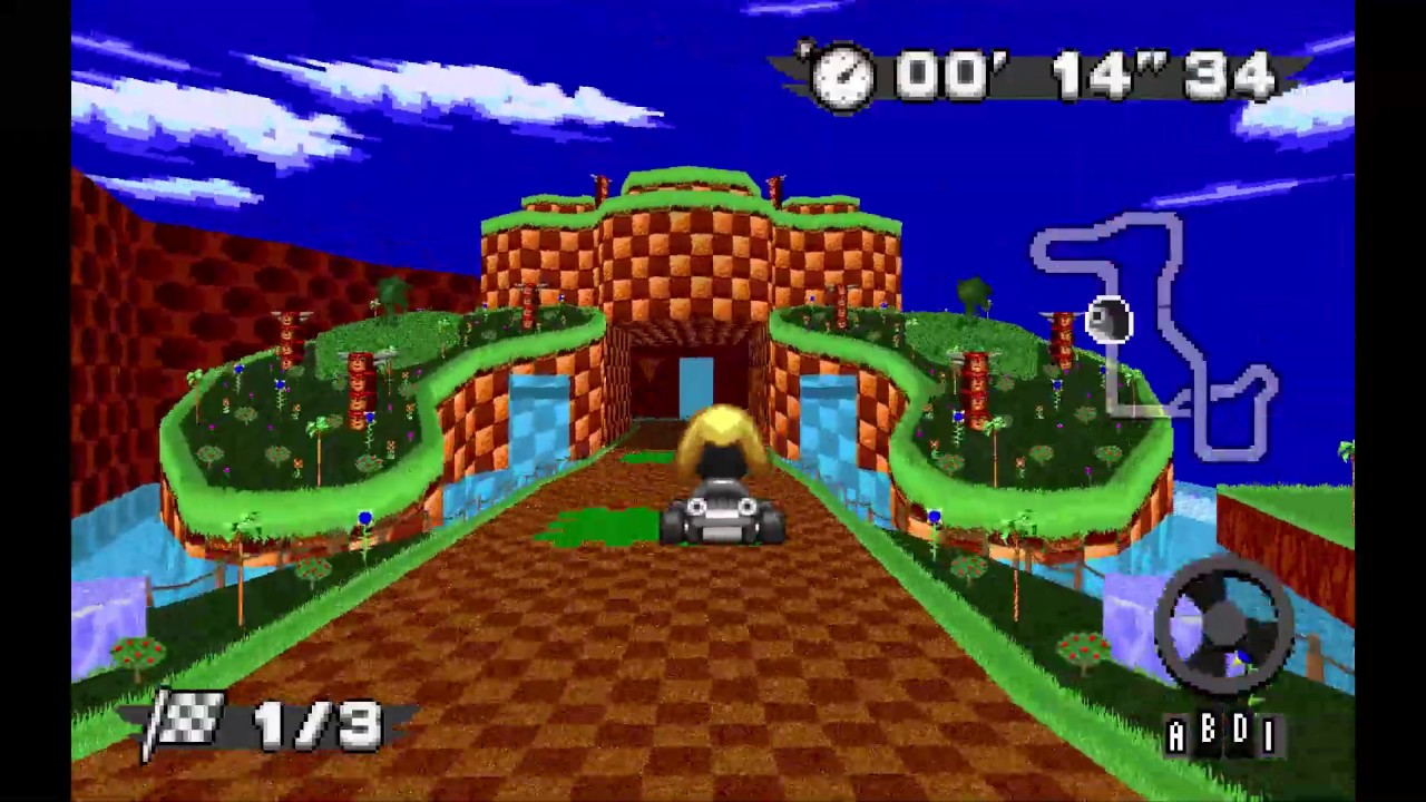 SRB2Kart Green Hills Zone (1:46) - YouTube