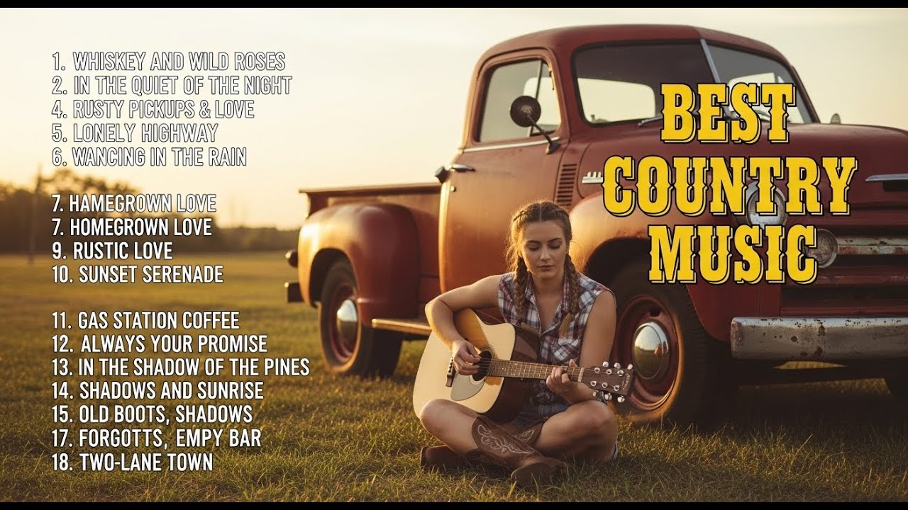 Top Slow Classic Country Music for Relaxing Moment 💘 Love Songs for ...