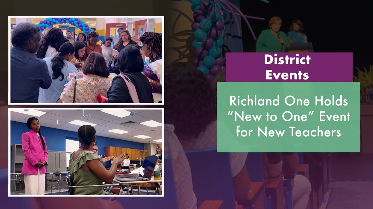 Richland One Holds "New to One" Event for New Teachers - YouTube