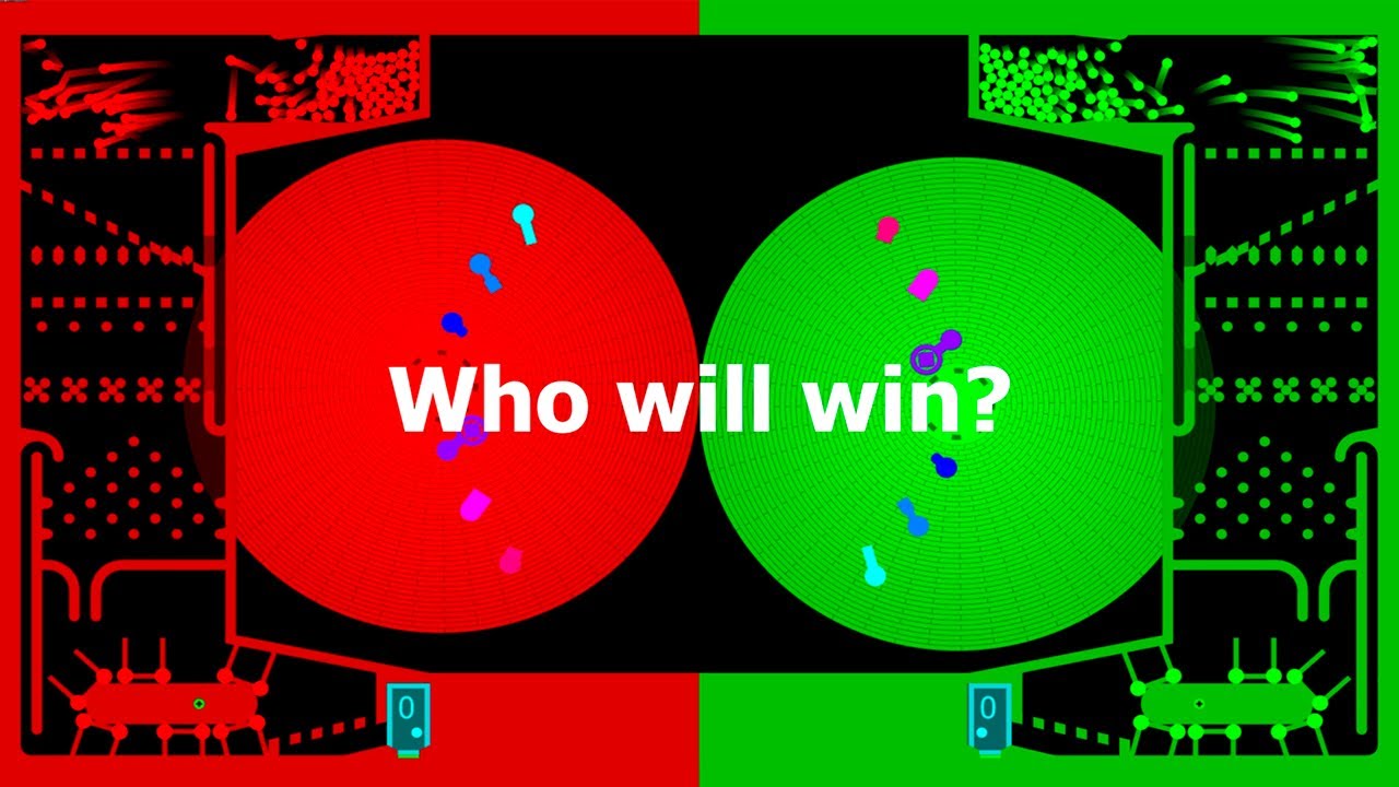 Core Destruction #5 - Marble battle in Algodoo - YouTube