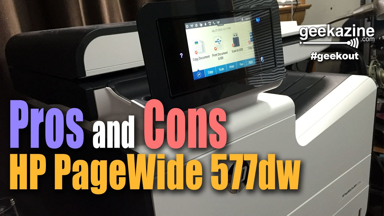 HP PageWide 577dw Pros and Cons - YouTube