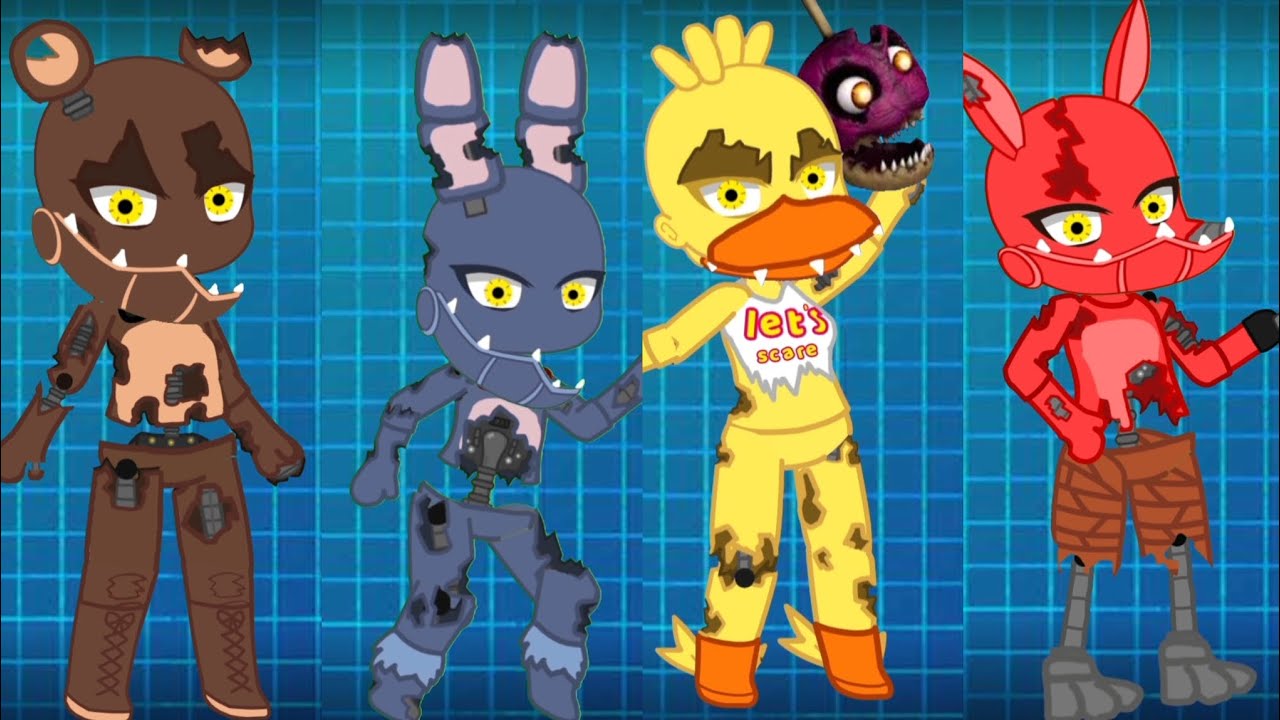 fan Workshop animation | fnaf 4 gacha animatronics #gachaworkshop - YouTube