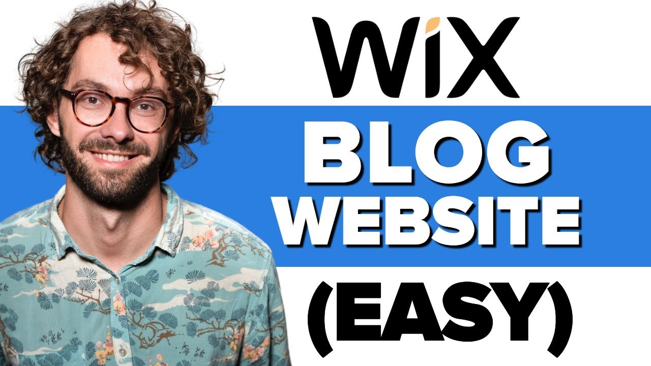 How To Create A Blog Website With Wix - YouTube