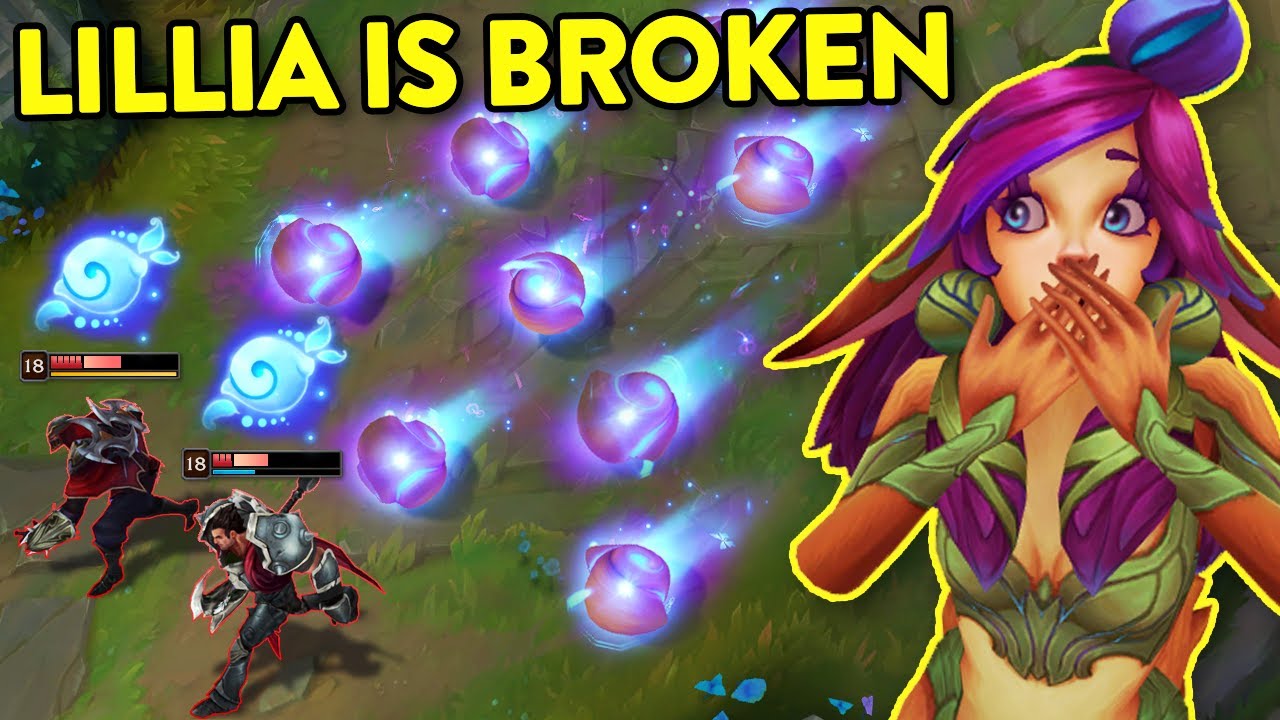 LEAGUE OF LILLIA MONTAGE - The Best Lillia Tricks & Outplays - YouTube
