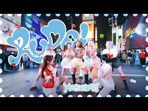 [KPOP IN PUBLIC NYC | TIMES SQUARE | ONE TAKE] Hearts2Hearts (하츠투하츠) - ‘RUDE!’ | Dance Cover