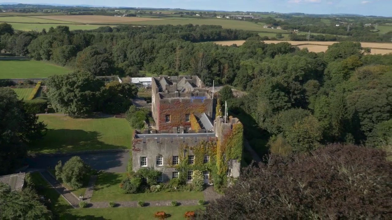 Fonmon Castle from the air - YouTube