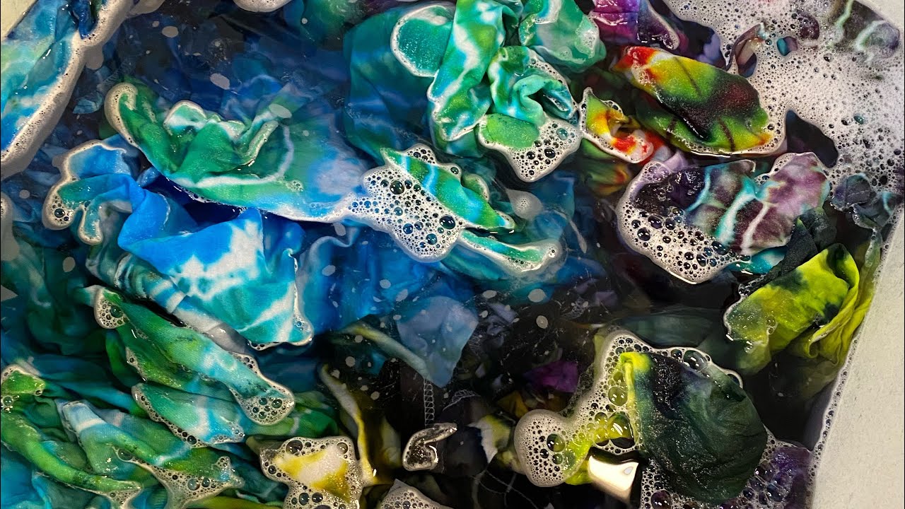 Ice Dye Process - YouTube