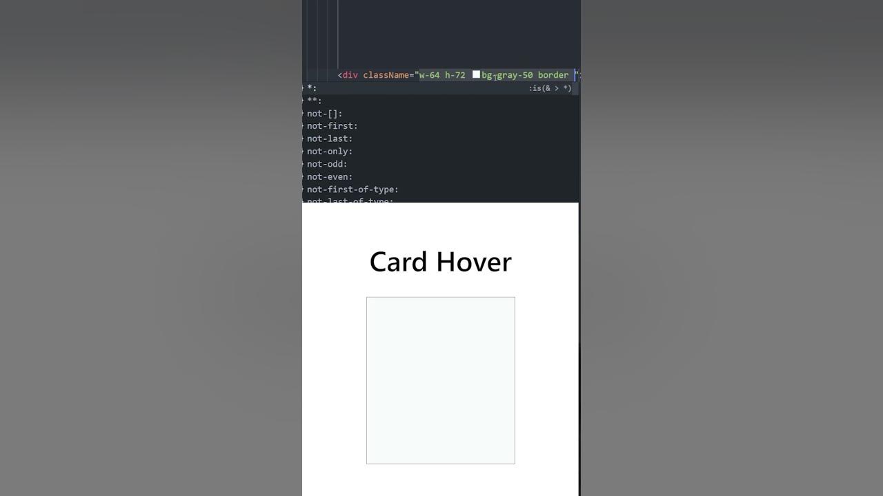 This card hover effect is suprisingly easy to do with tailwind - YouTube