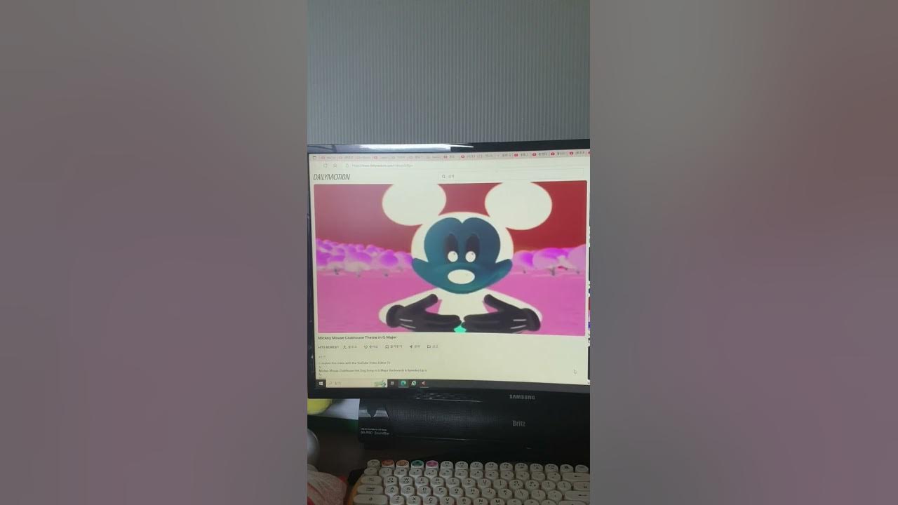 Mickey Mouse Clubhouse Theme in G Major Slow - YouTube