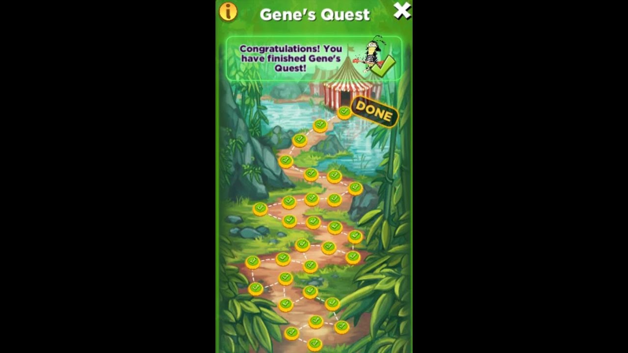 Best fiends Quest Gene level 10 - YouTube