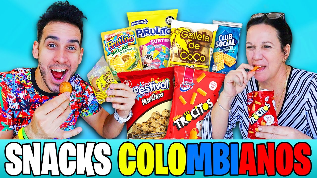 PROBANDO SNACKS COLOMBIANOS CON MAMA ARTIST | HaroldArtistPlay - YouTube