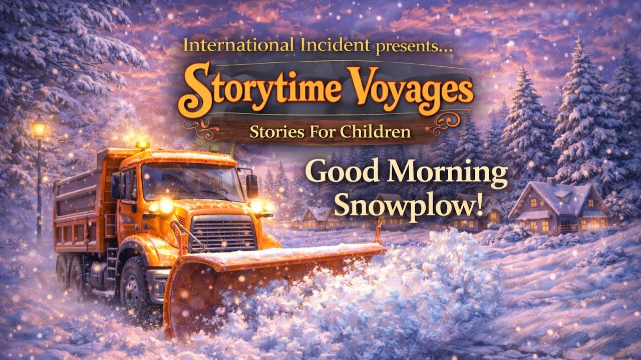 Good Morning Snowplow! - Bedtime & Storytime Read Aloud For Kids-Calm ...
