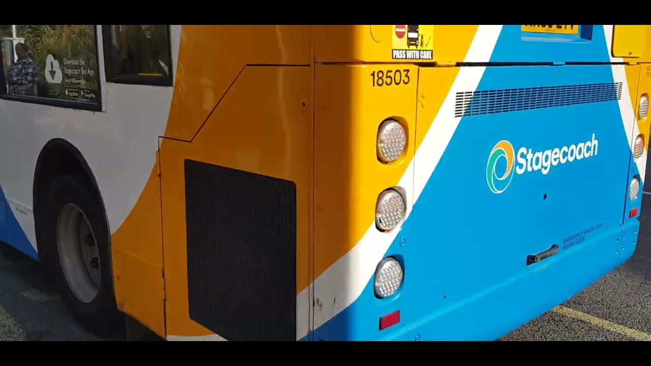 Here is the new livery stagecoach bus 18503 on the number 13 in ...