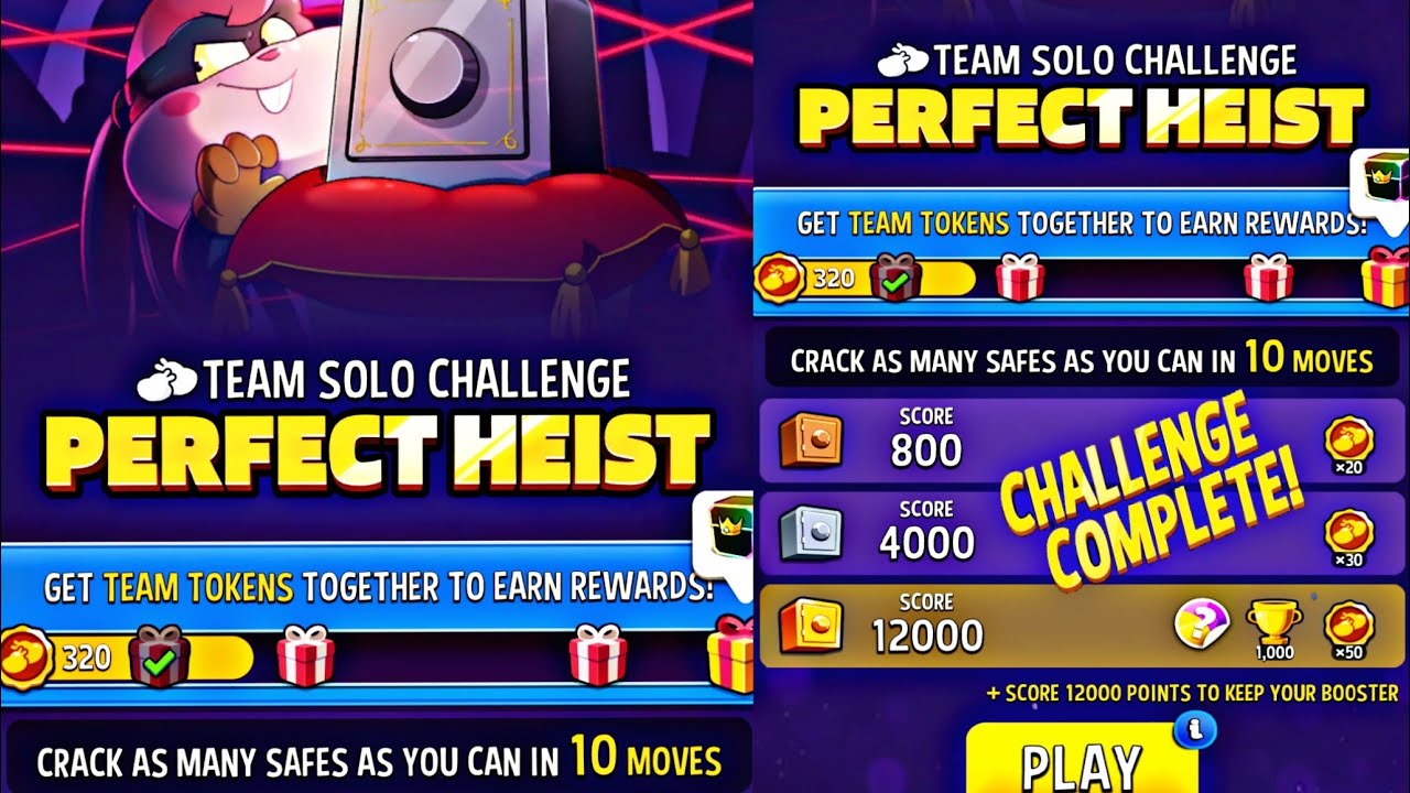 team solo column mania rainbow perfect heist solo challenge | match masters | column mania solo ...