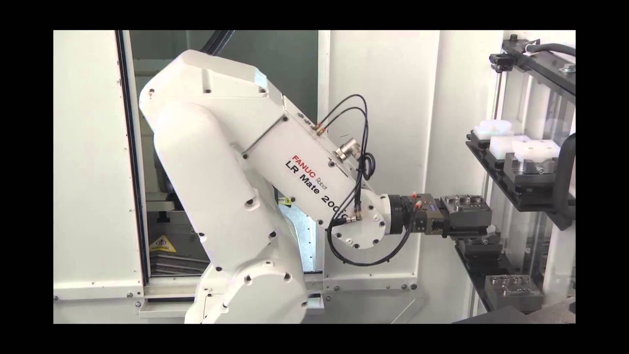 VCN COMPACT 5-Axis Automation Cell - YouTube