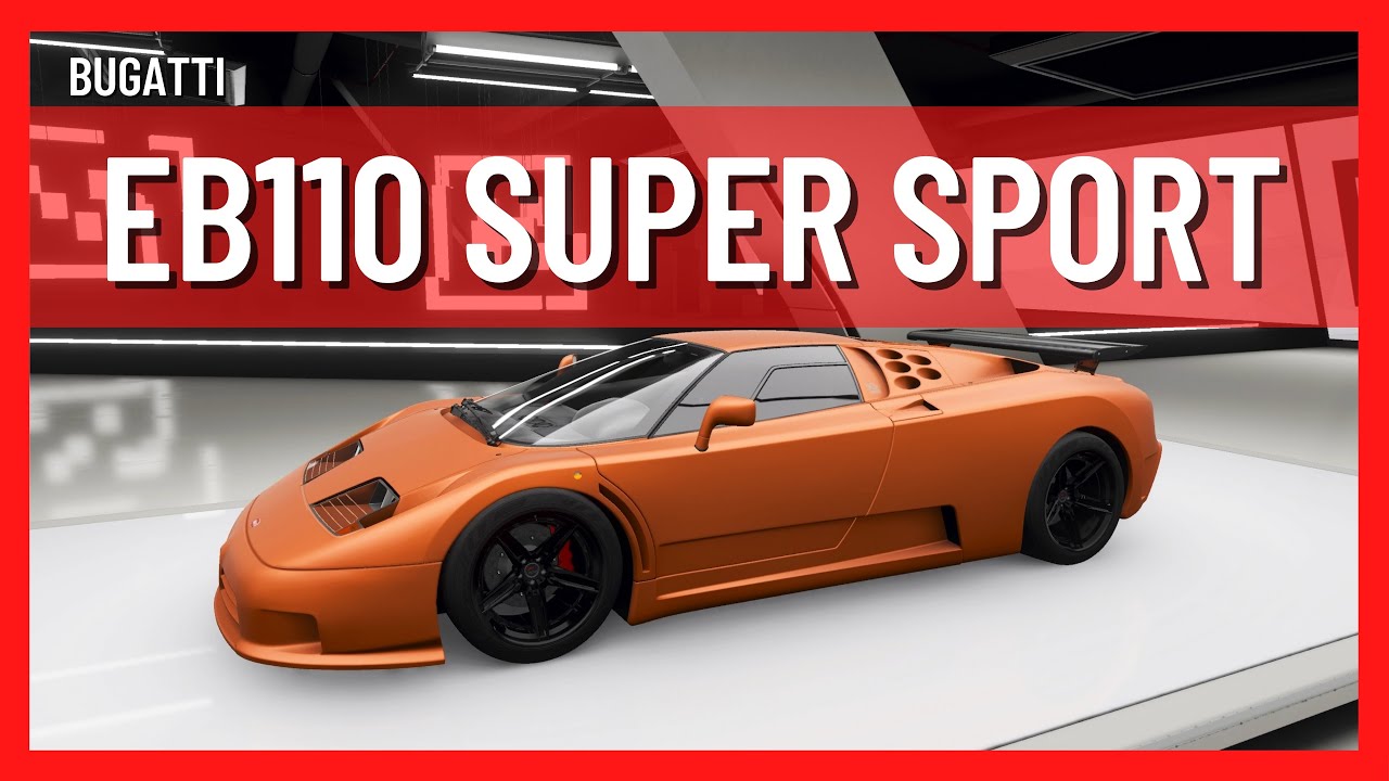 Forza Horizon 4 - 1992 Bugatti EB110 Super Sport - Customize and Drive ...